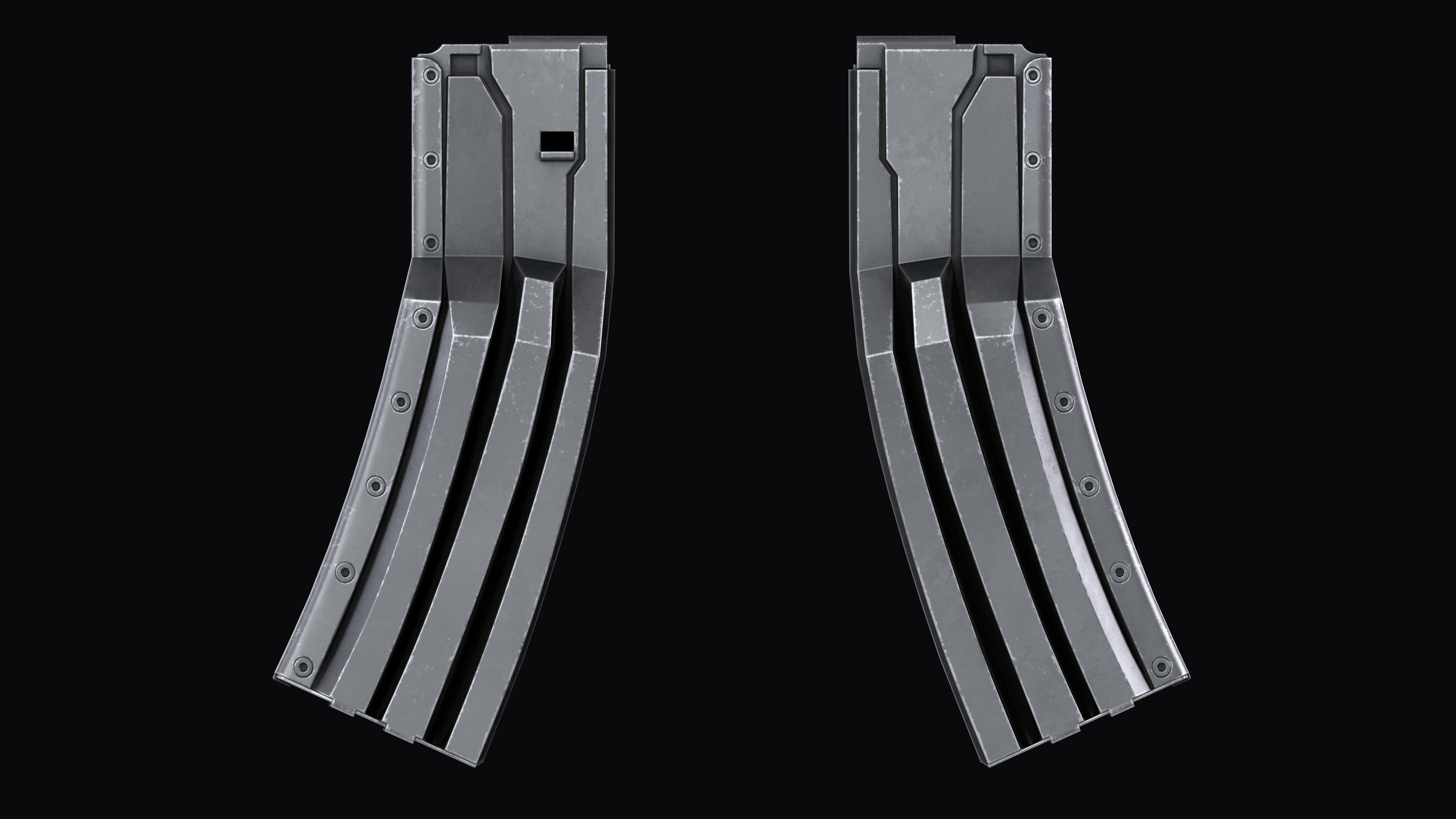 3D model Surefire MAG5-60 Stanag magazine M4 AR VR / AR / low-poly ...
