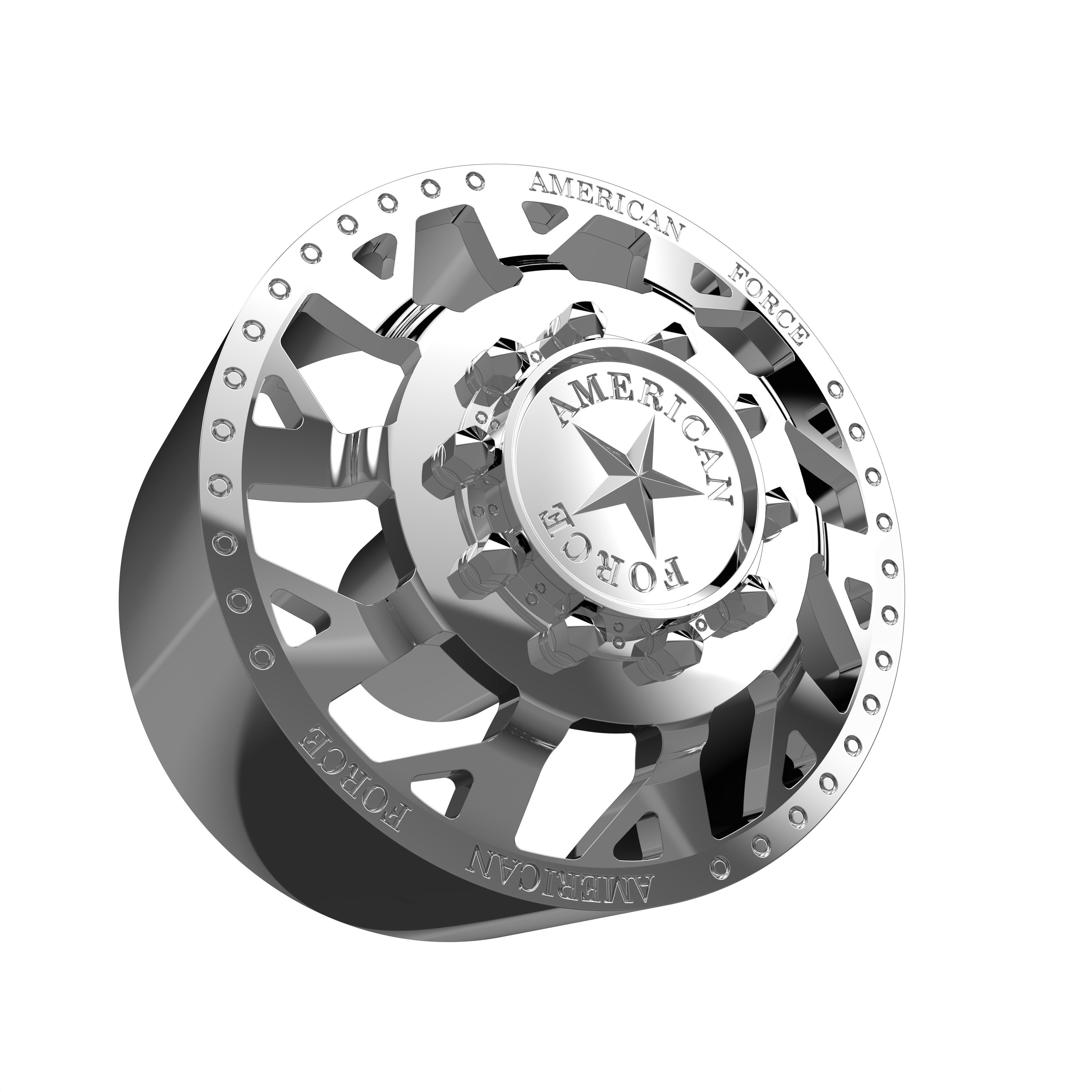 AMERICAN FORCE D04 MAN O-WAR DRW WHEEL 3D model 3D printable | CGTrader
