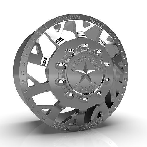 AMERICAN FORCE D04 MAN O-WAR DRW WHEEL 3D model 3D printable | CGTrader