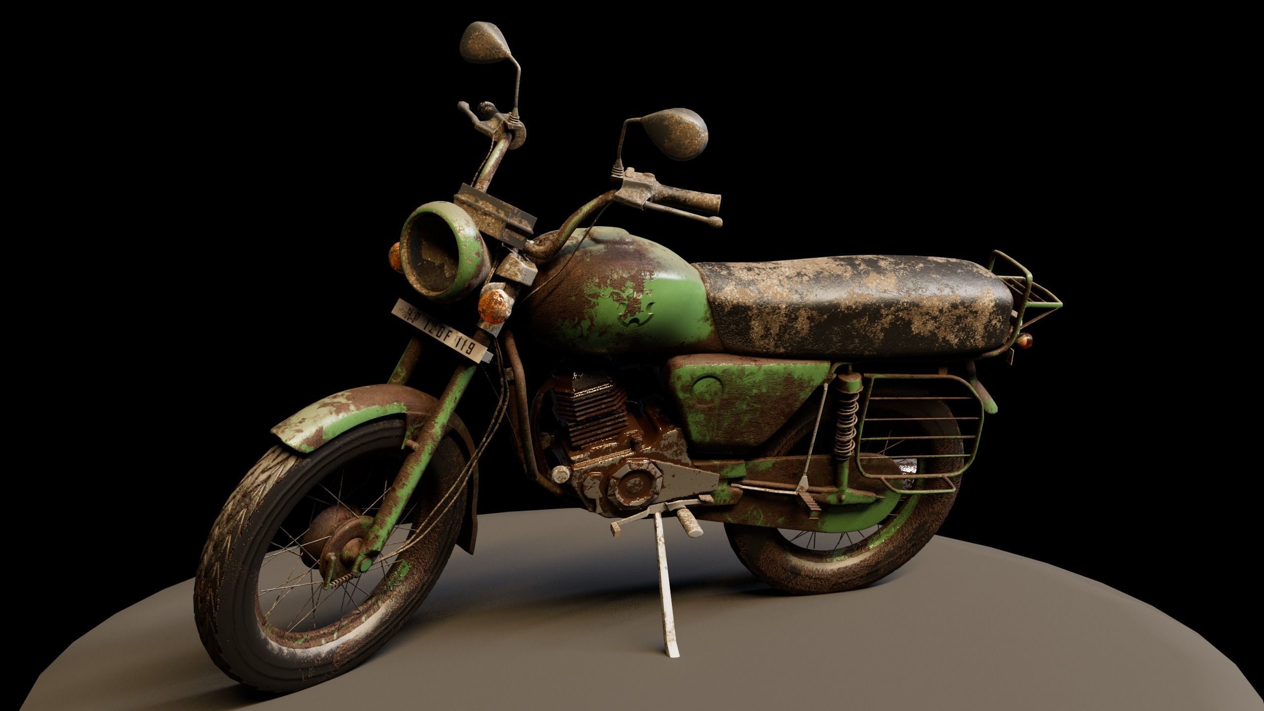 Rusty Bike 3D model | CGTrader