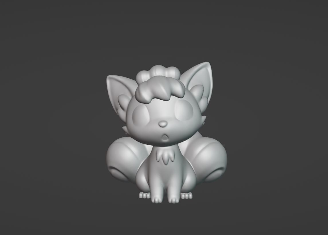 Vulpix - 3D print 3D model 3D printable | CGTrader