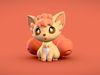 Vulpix - 3D print 3D model 3D printable | CGTrader
