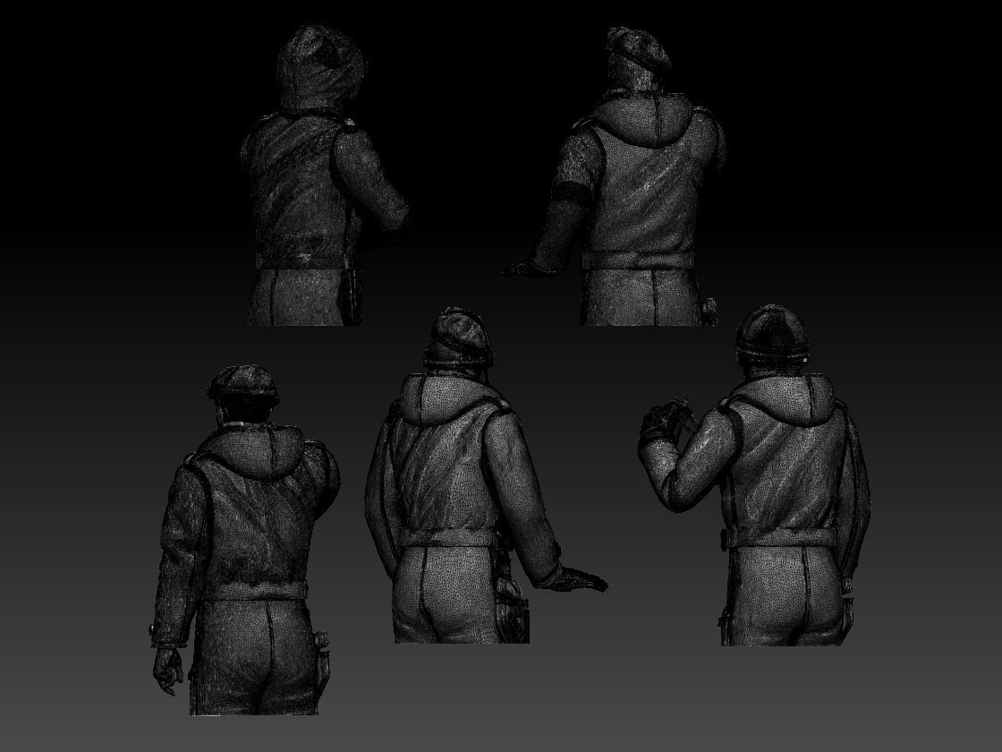 British tank crew ww2 3D model 3D printable | CGTrader