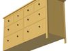 ikea drawer dresser extandable revit model 3D model rigged | CGTrader