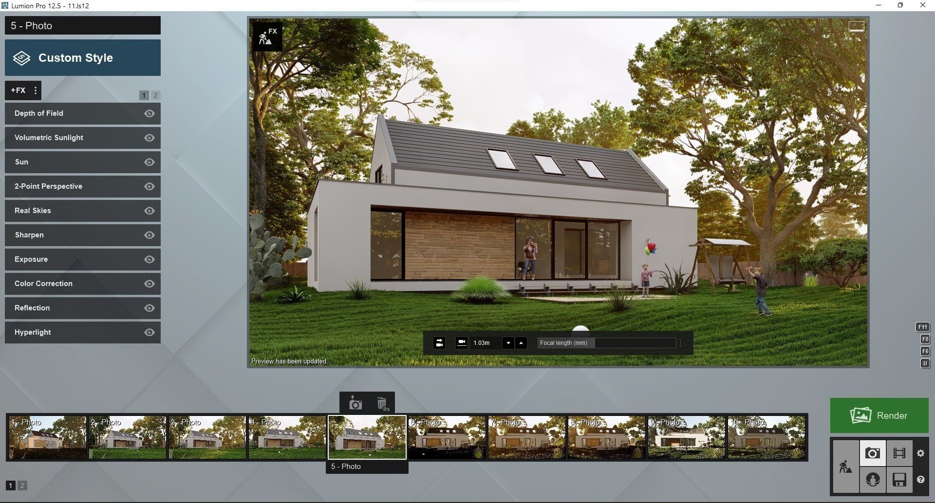 SCENE LUMION 12 5 BY YOGA4ARCH SKETCHUP FILES AND LME EFFECT 3D model ...