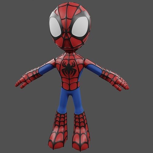 Spidey and his amazing friends 3D model 3D printable | CGTrader