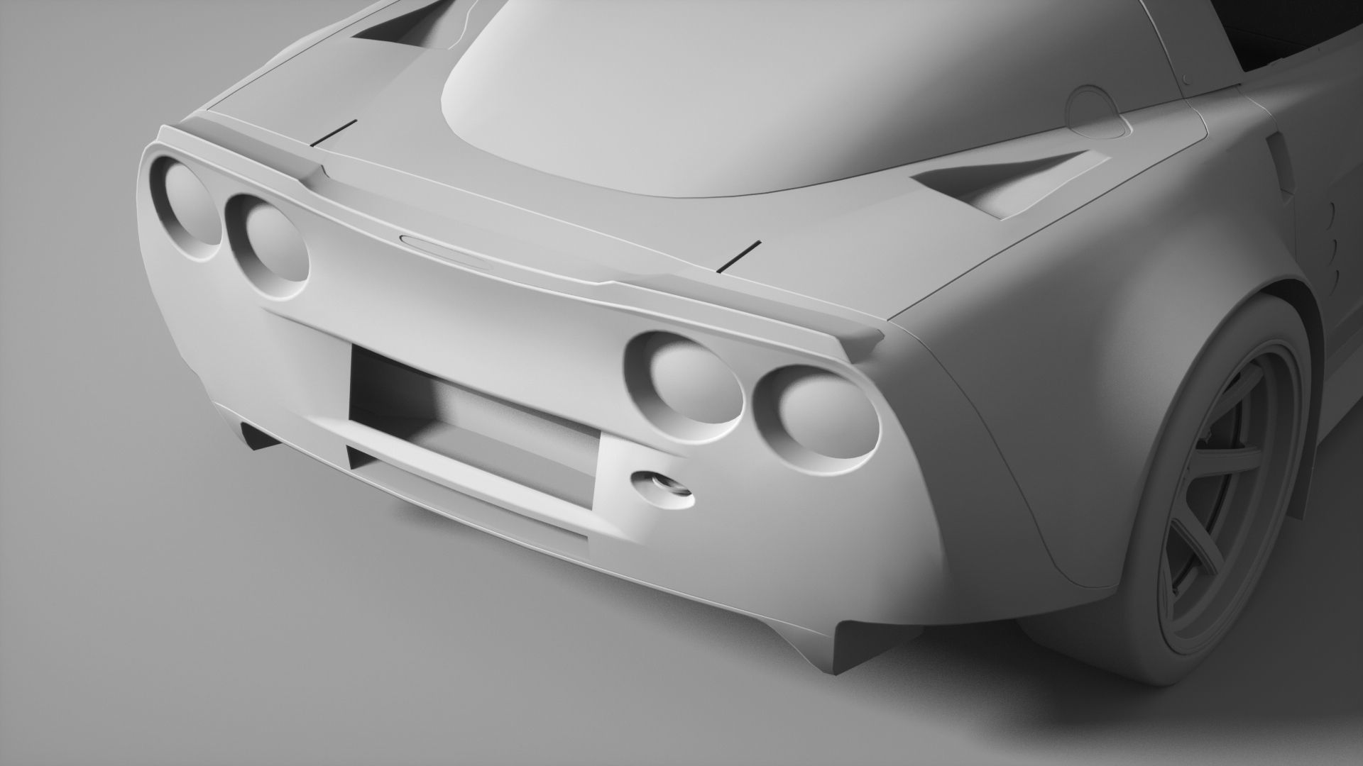 CHEVROLET CORVETTE C6 formula drift 3D model | CGTrader