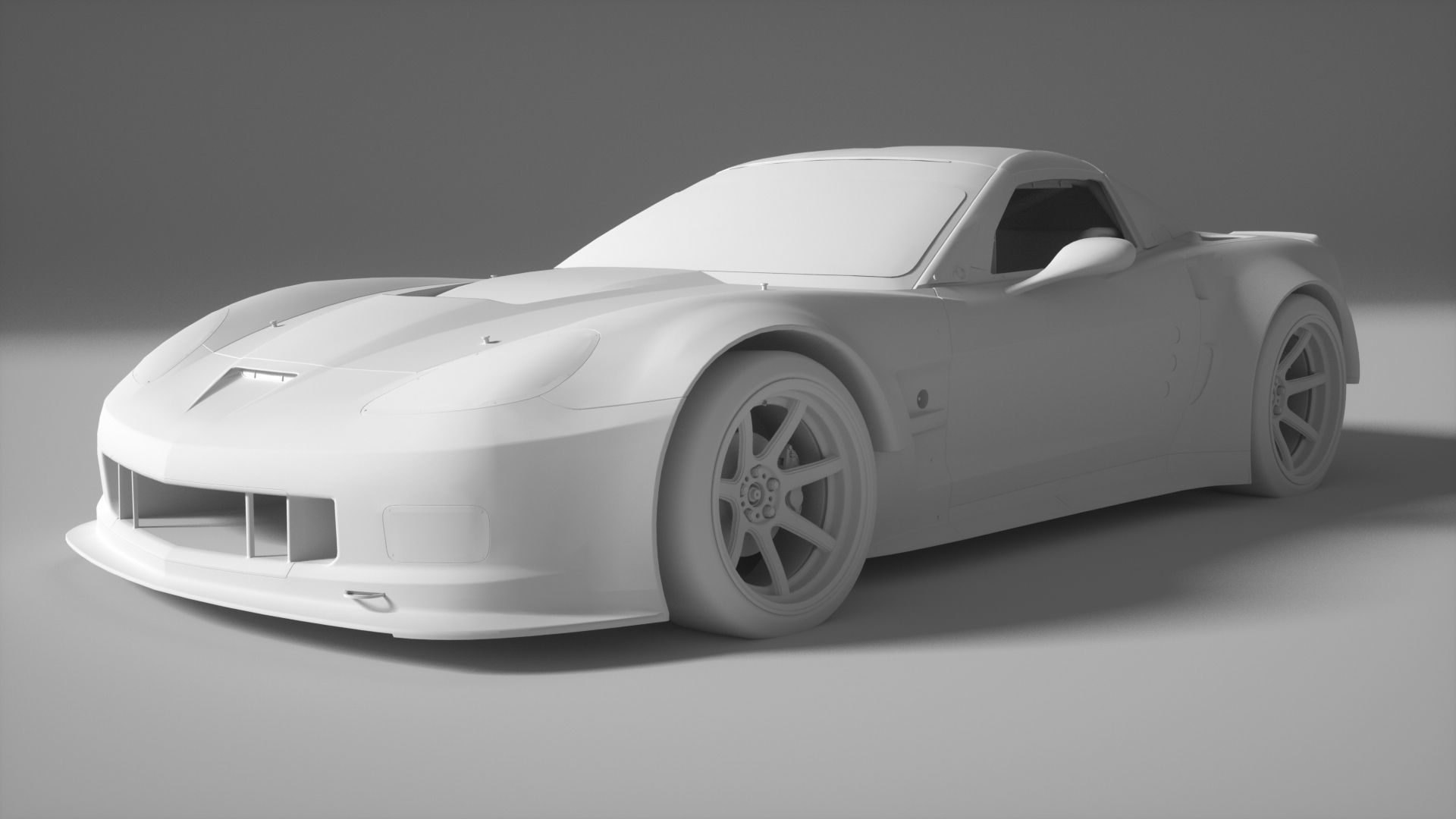 CHEVROLET CORVETTE C6 formula drift 3D model | CGTrader