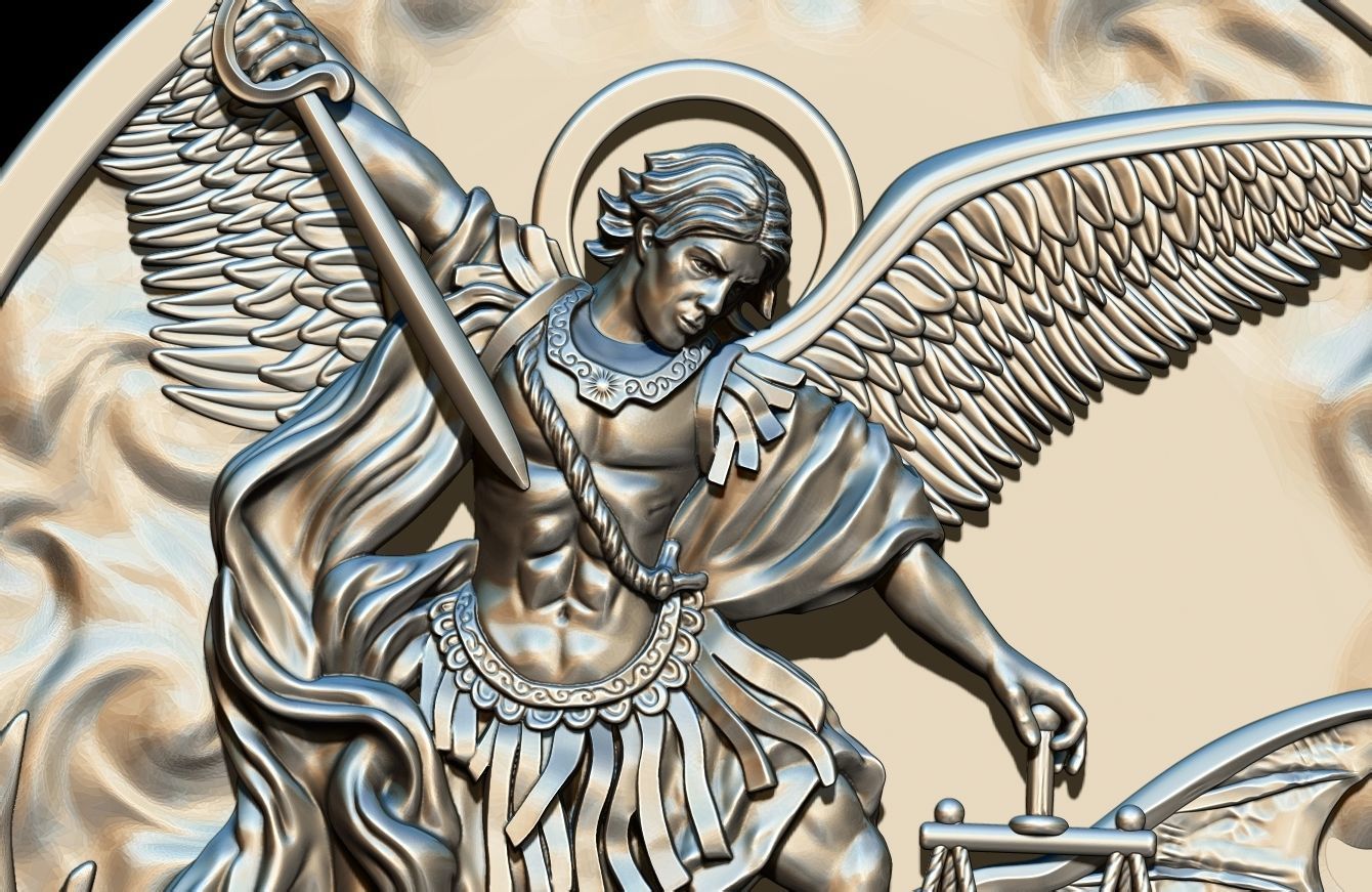 St Michael Archangel 3D model 3D printable | CGTrader