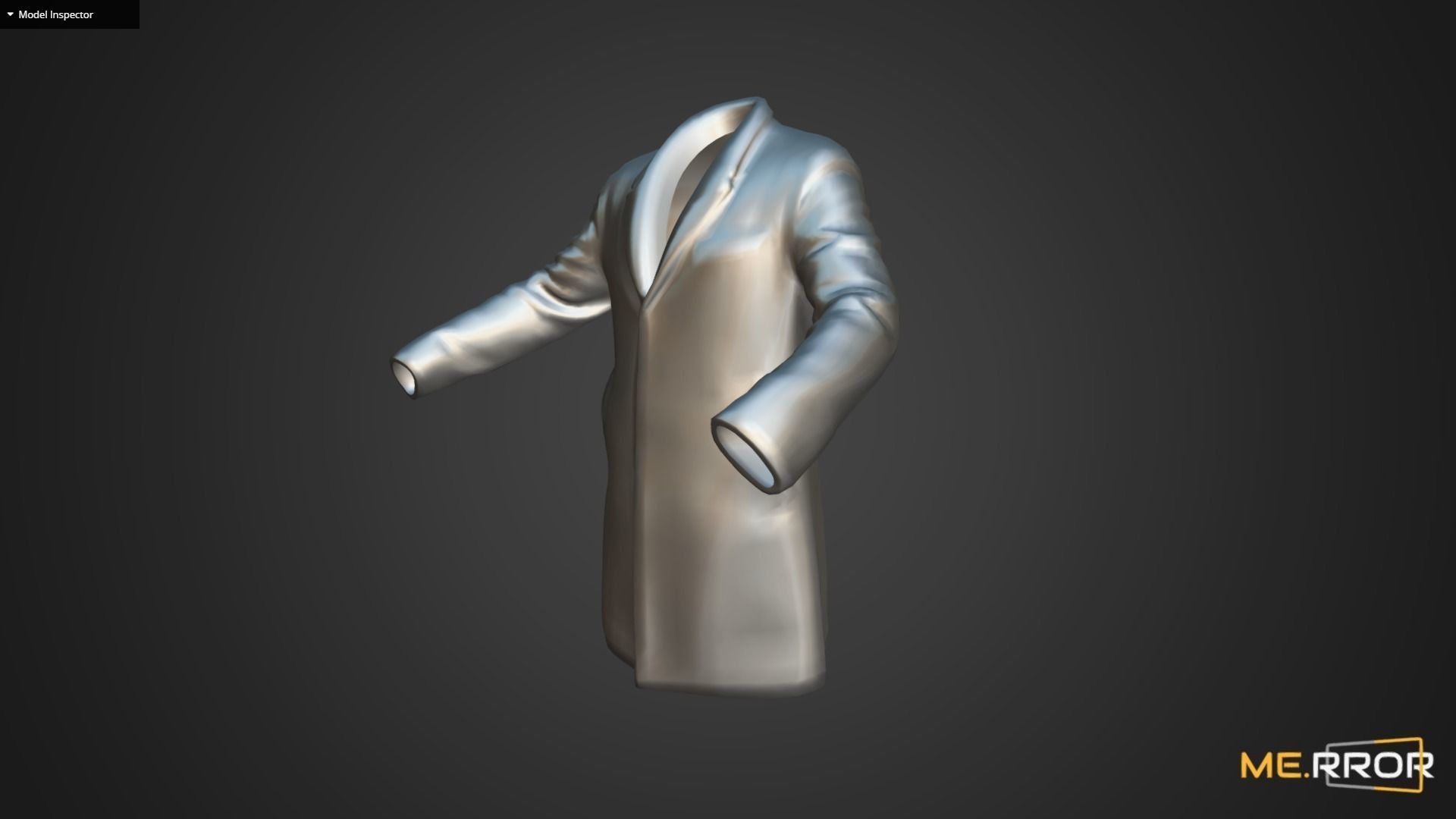 3D model Game Ready Male Navy Coat VR / AR / low-poly | CGTrader