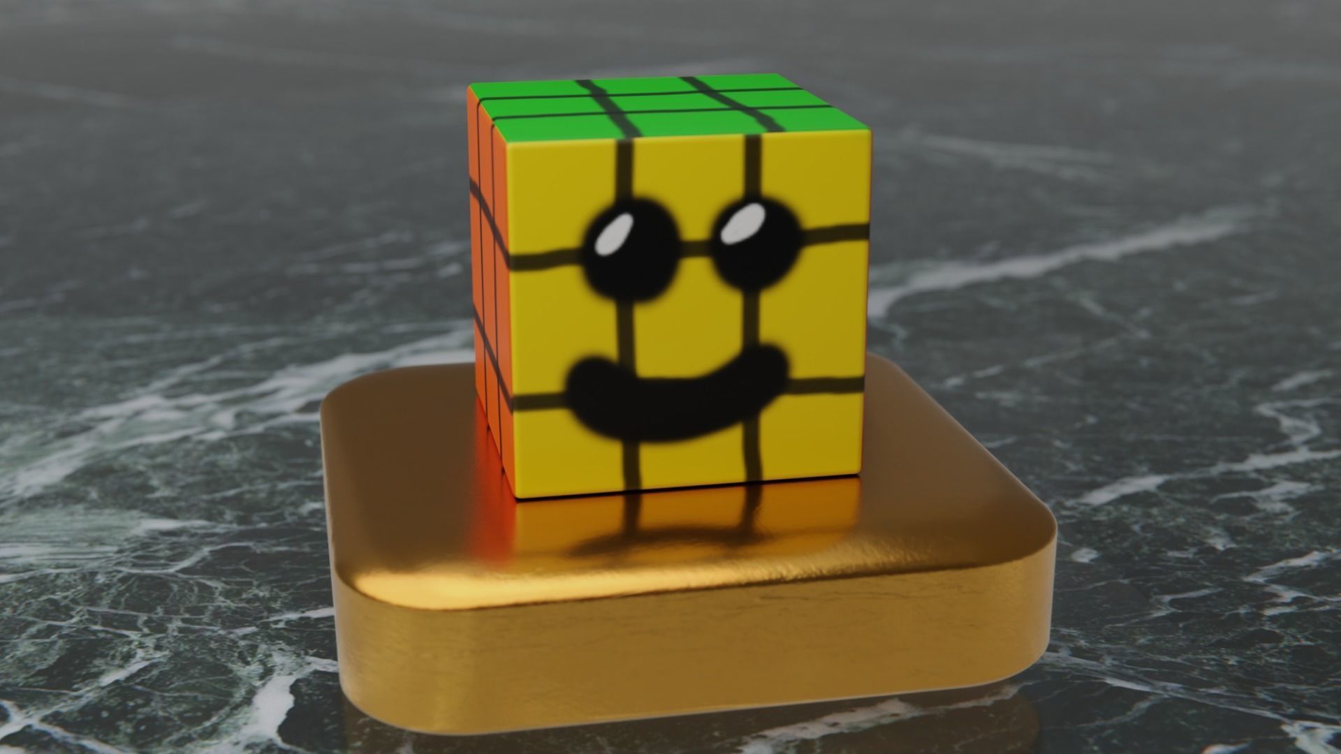 Cubehead Model free VR / AR / low-poly 3D model | CGTrader