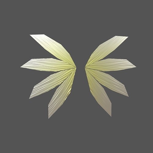 Low Poly Wings v3 010 free VR / AR / low-poly 3D model | CGTrader