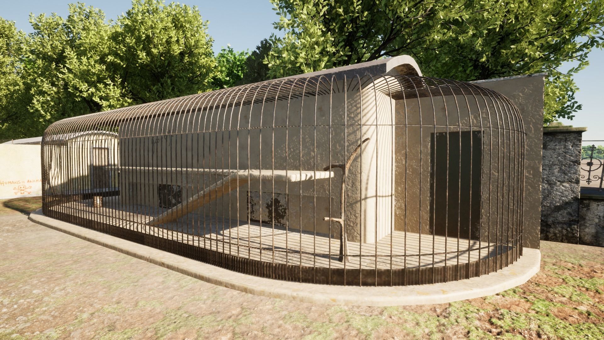 3D model ABANDONED ZOO VR / AR / low-poly | CGTrader