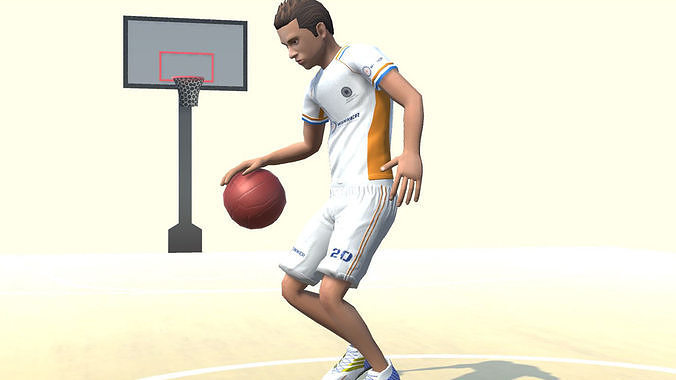 Basketball Actions 3D model animated | CGTrader