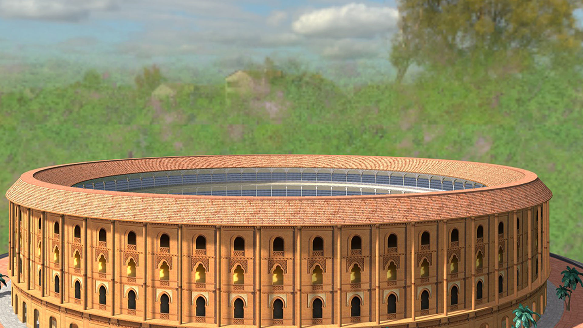 Game Arena Stadium Actions 3D model animated rigged | CGTrader