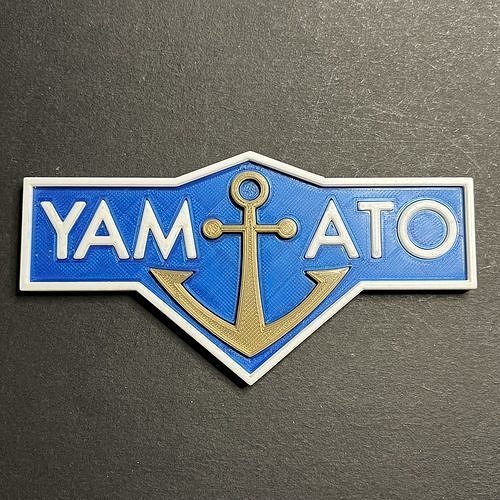 Space Battleship Yamato Cap Emblem Badge 3D model 3D printable | CGTrader