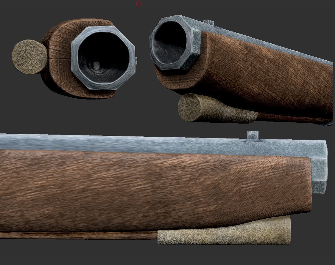 3D model Musket 17th century VR / AR / low-poly | CGTrader