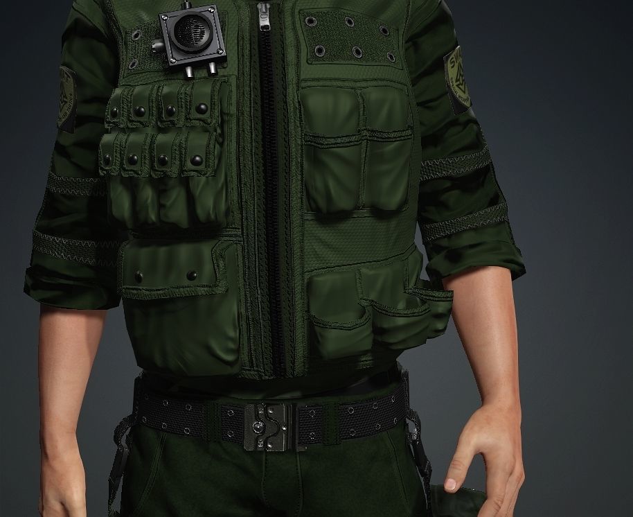 Army Officer 3D model | CGTrader