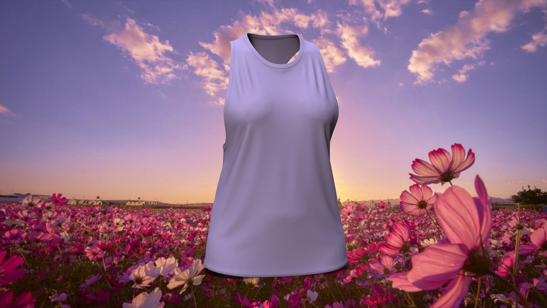 Female Sport Top Women Workout Tank Top 3D model | CGTrader
