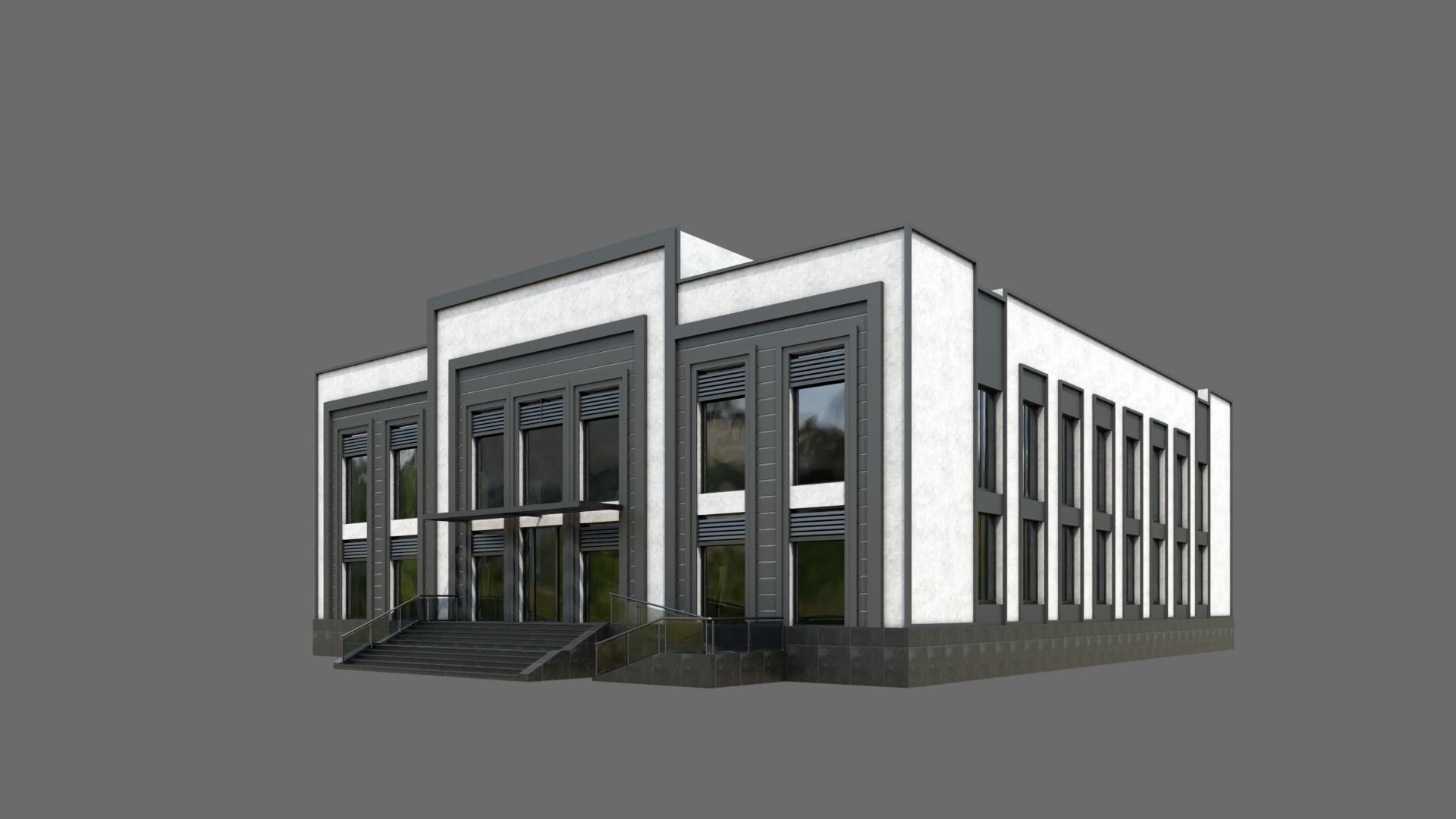 Office Building ID023 3D model | CGTrader