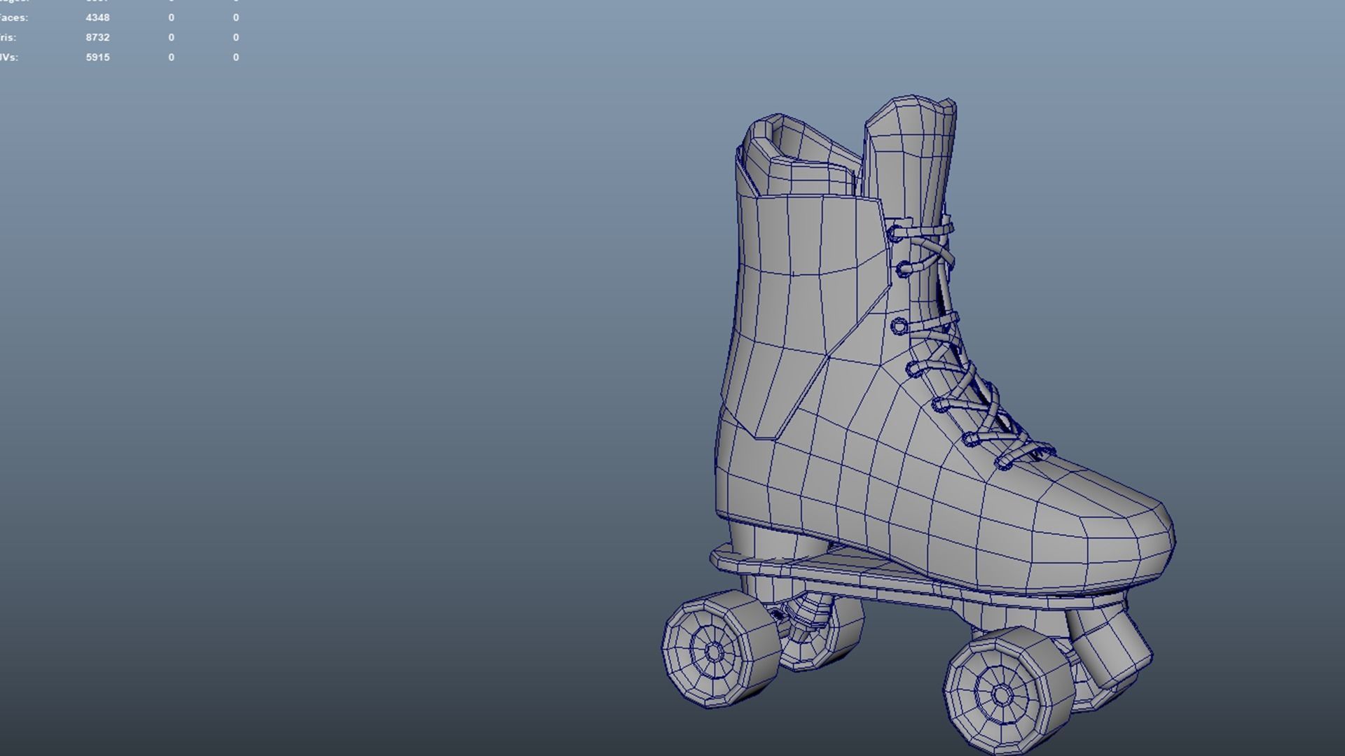 Quad Rollers 3D model animated rigged | CGTrader