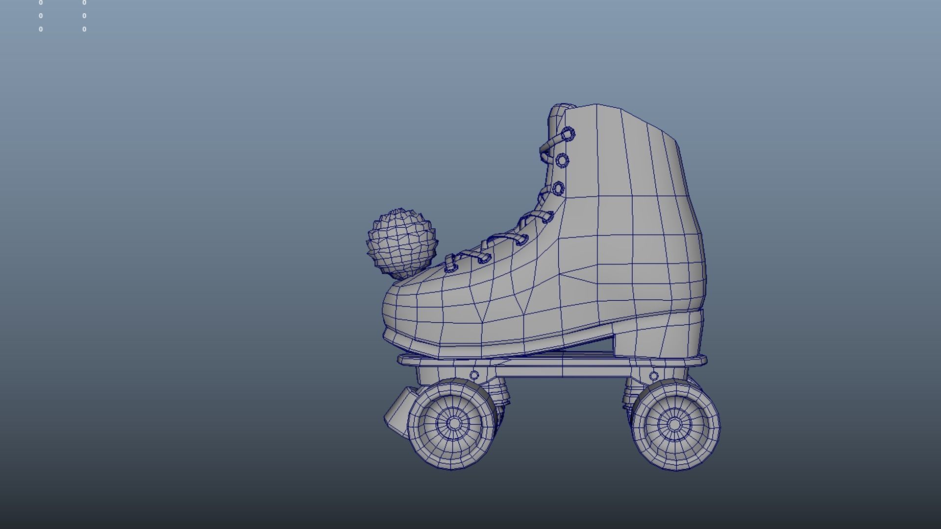 Quad Rollers 3D model animated rigged | CGTrader