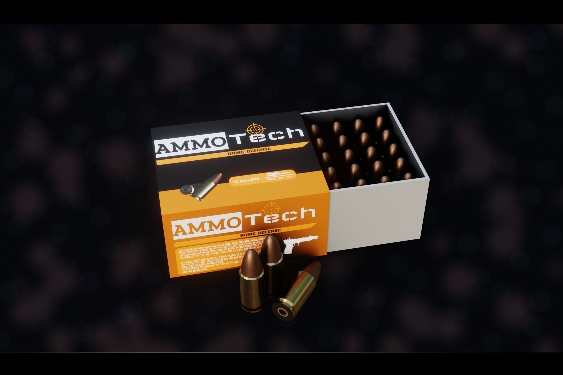 NZ 9mm Ammo free VR / AR / low-poly 3D model | CGTrader