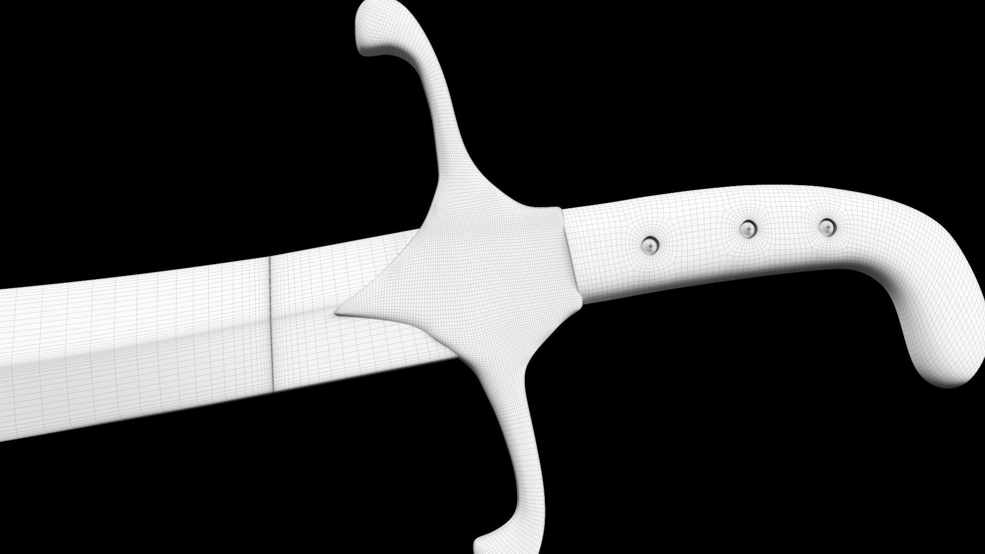 Sword of Imam Ali 3D model | CGTrader