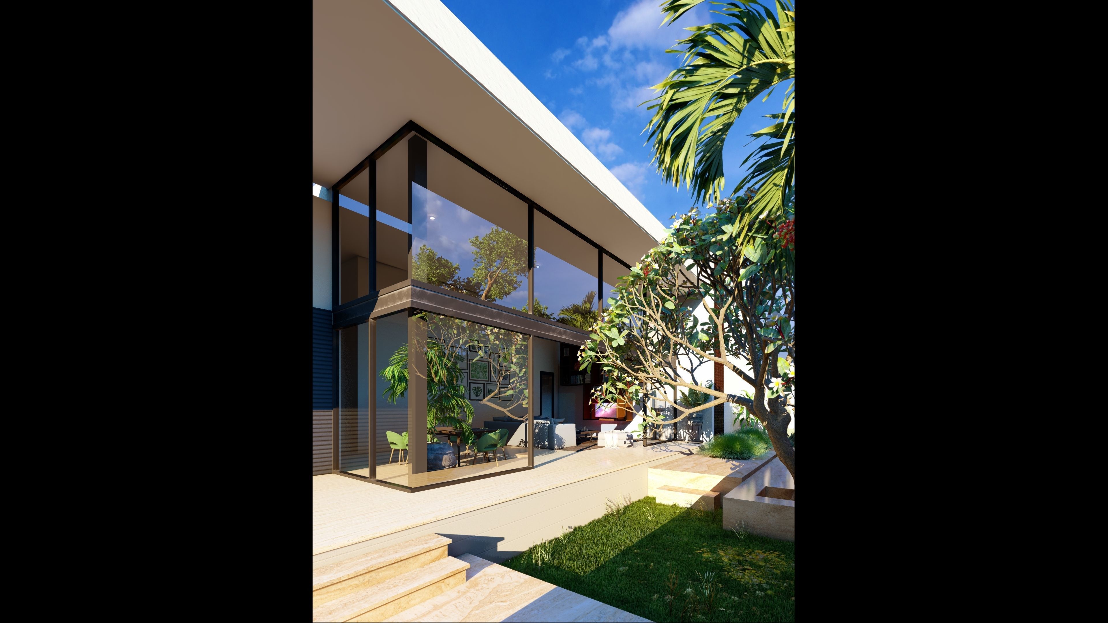 SCENE LUMION 12 5 AND ABOVE SIDE HOUSE BY YOGA4ARCH 3D model | CGTrader