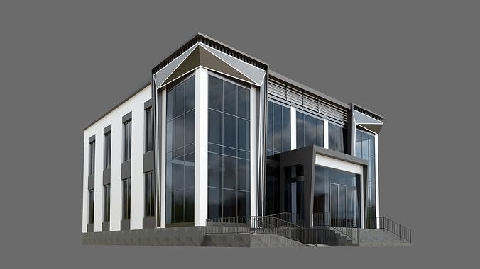 Office Building ID034 3D model | CGTrader