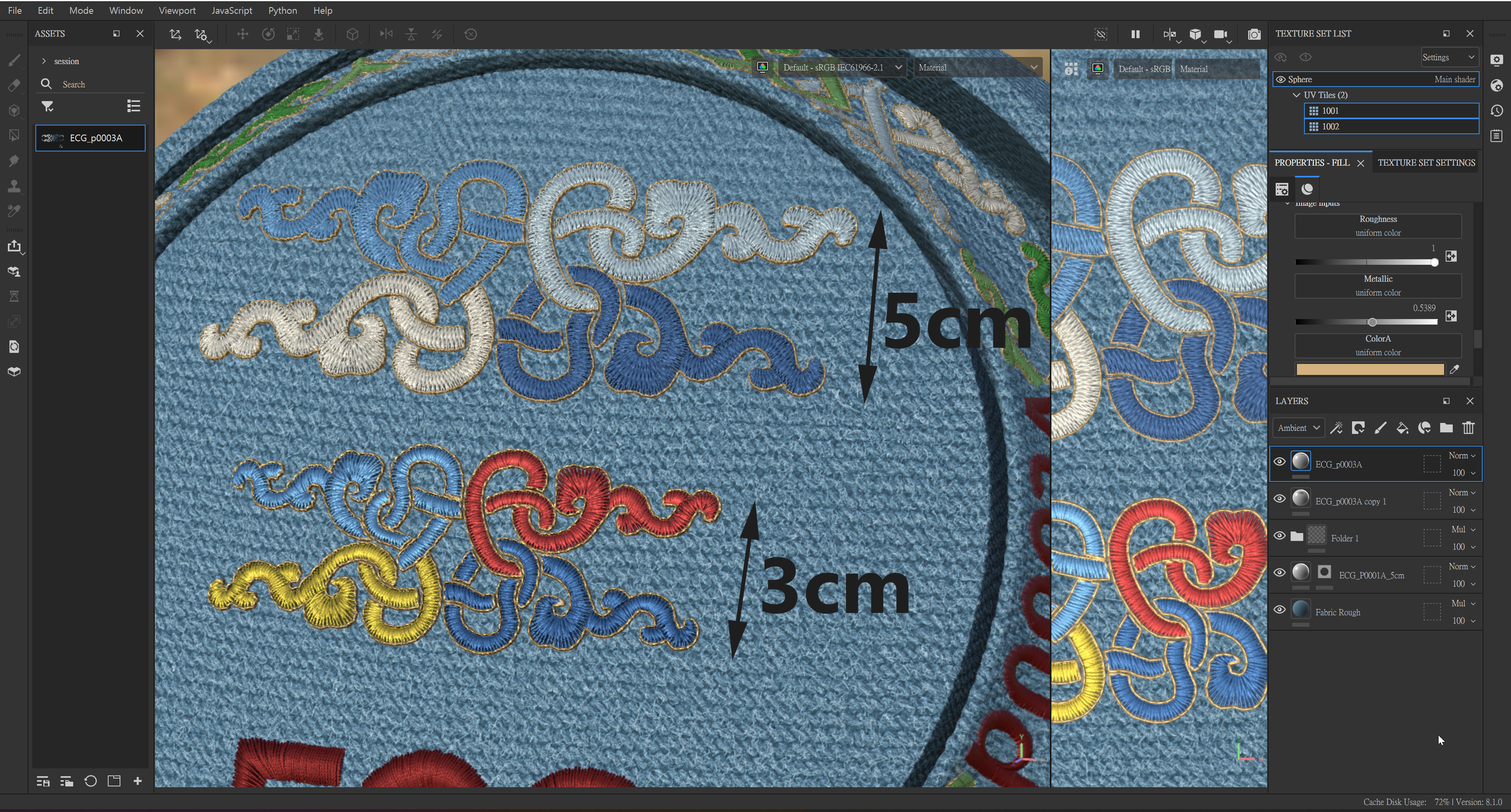 EmbroideryCG Pattern p0003A Ornament Borders Texture | CGTrader