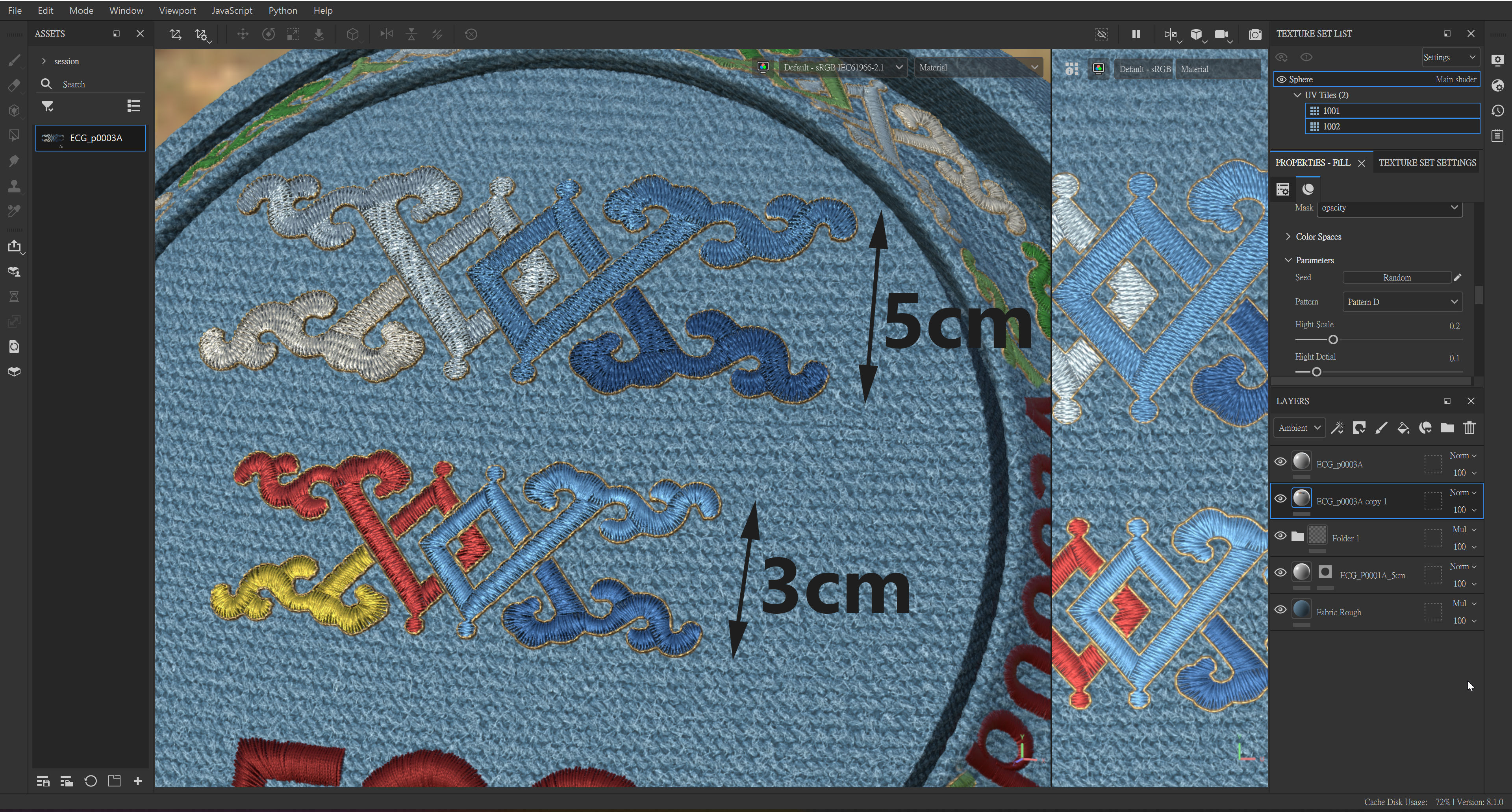 EmbroideryCG Pattern p0003A Ornament Borders Texture | CGTrader