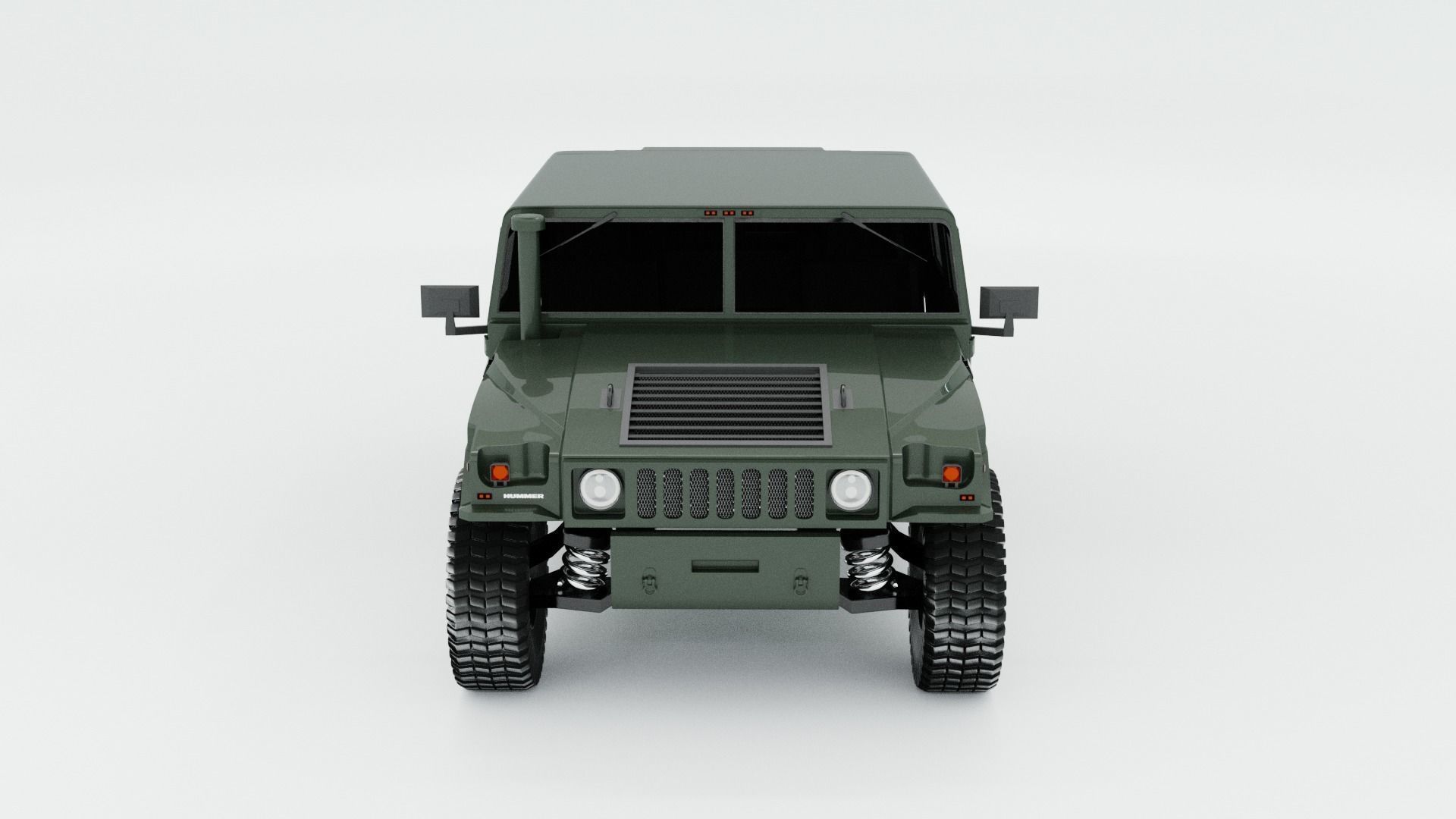 HUMVEE 1993 old HUMMER H1 FOR SUBDIVISION 3D model | CGTrader