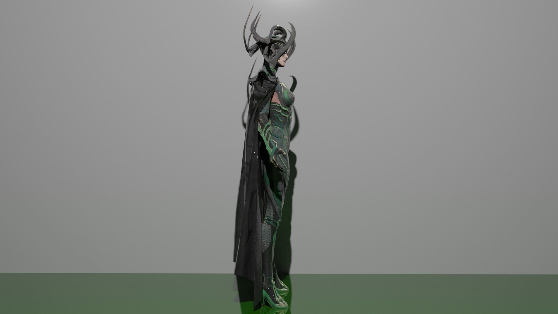 Helaa female loki 3D model rigged | CGTrader