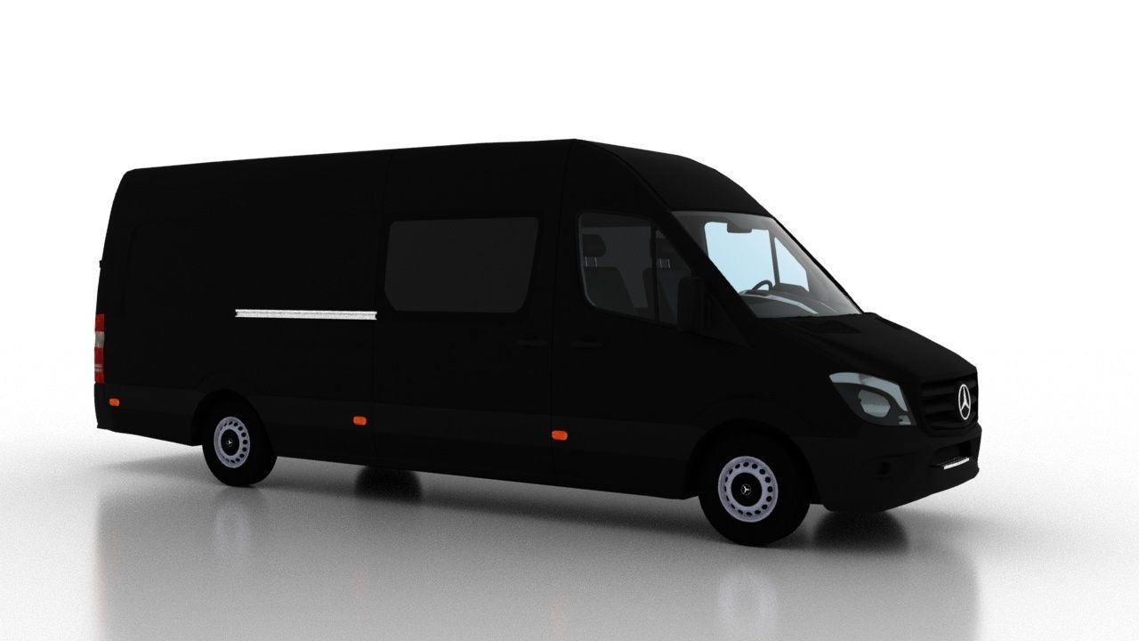 Mercedes Benz Sprinter L4H2 2015 Crew Van EU 3D model | CGTrader