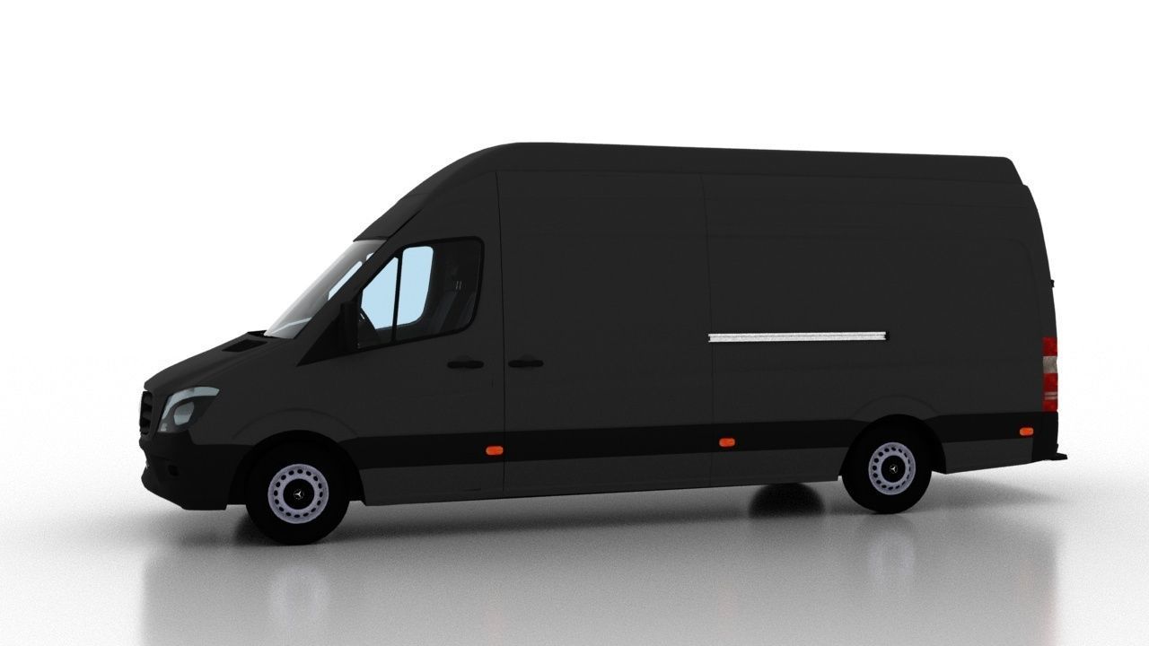 Mercedes Benz Sprinter L3H3 2015 Cargo UK 3D model | CGTrader