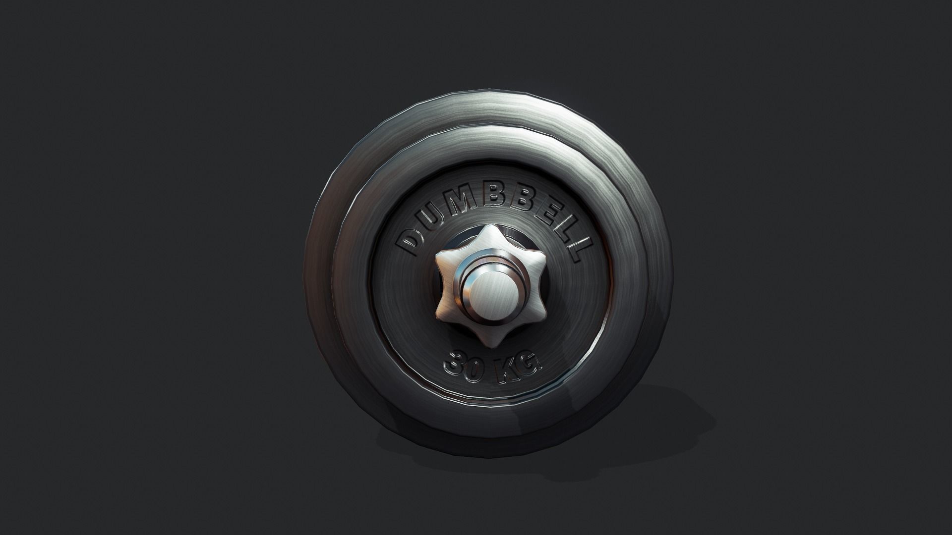 3D model Dumbbell Weights - Tutorial Included VR / AR / low-poly | CGTrader