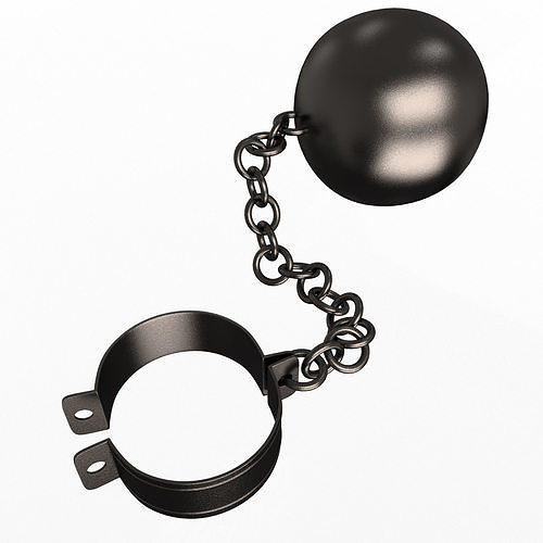 3D model Handcuff ball and chain VR / AR / low-poly | CGTrader