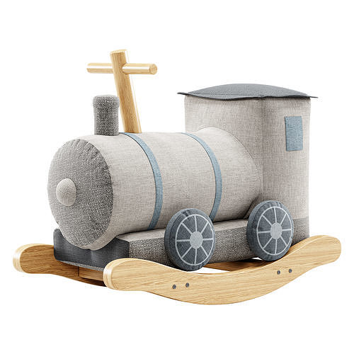 Train Light-Up Musical Nursery Rocker 3D model | CGTrader
