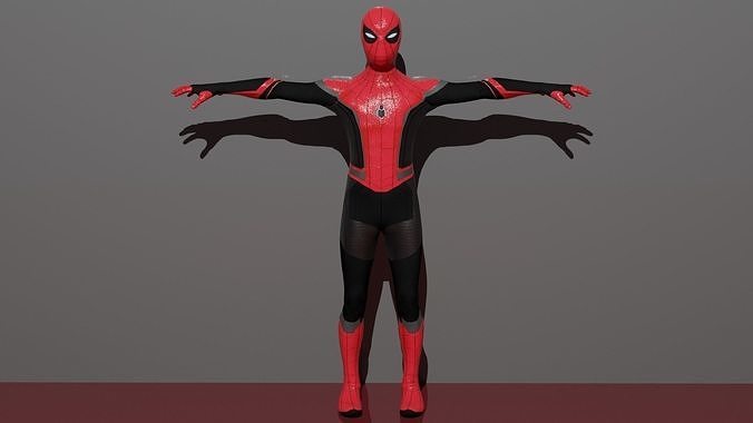 Spider-Man MCU 3D model rigged | CGTrader