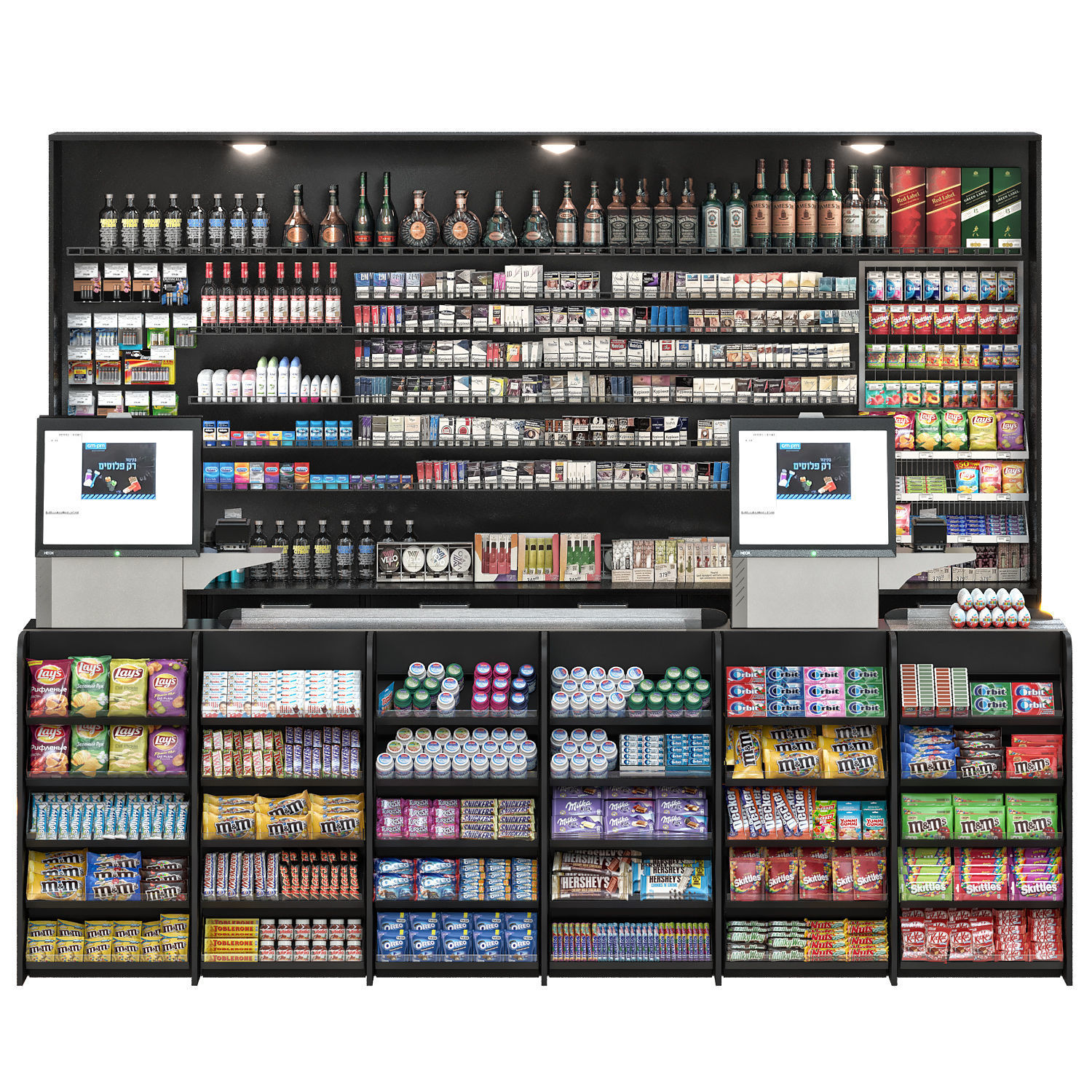 gas station store 3D model | CGTrader