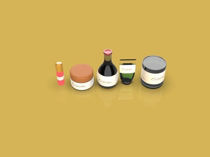 cosmatic product modeling 3D model | CGTrader