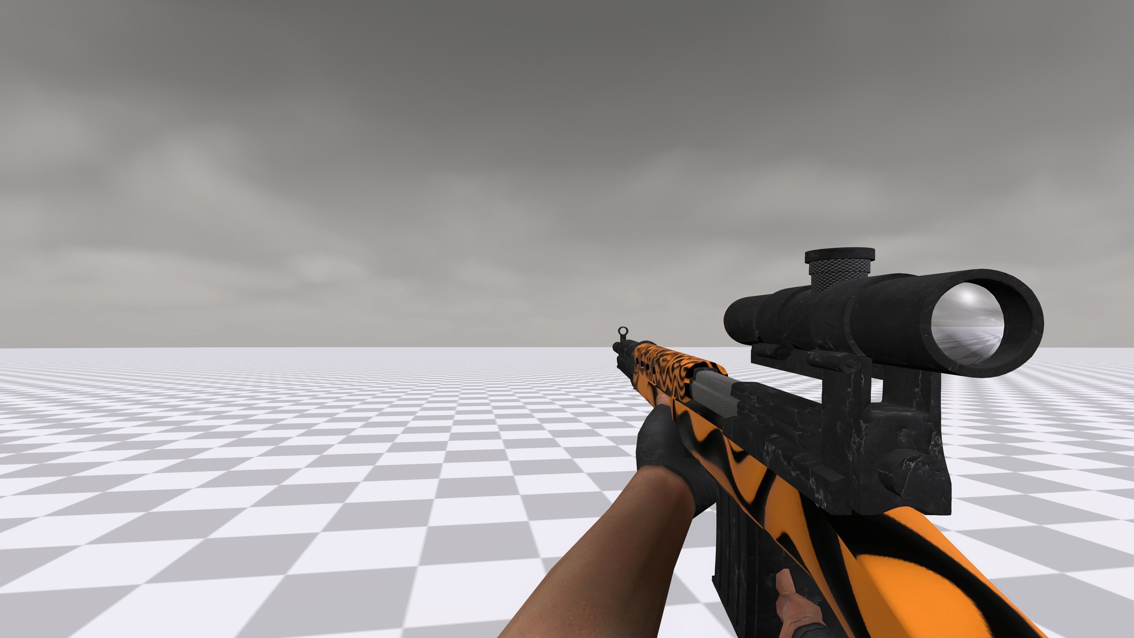 3D model SVT- 40 Sniper Rifle VR / AR / low-poly | CGTrader