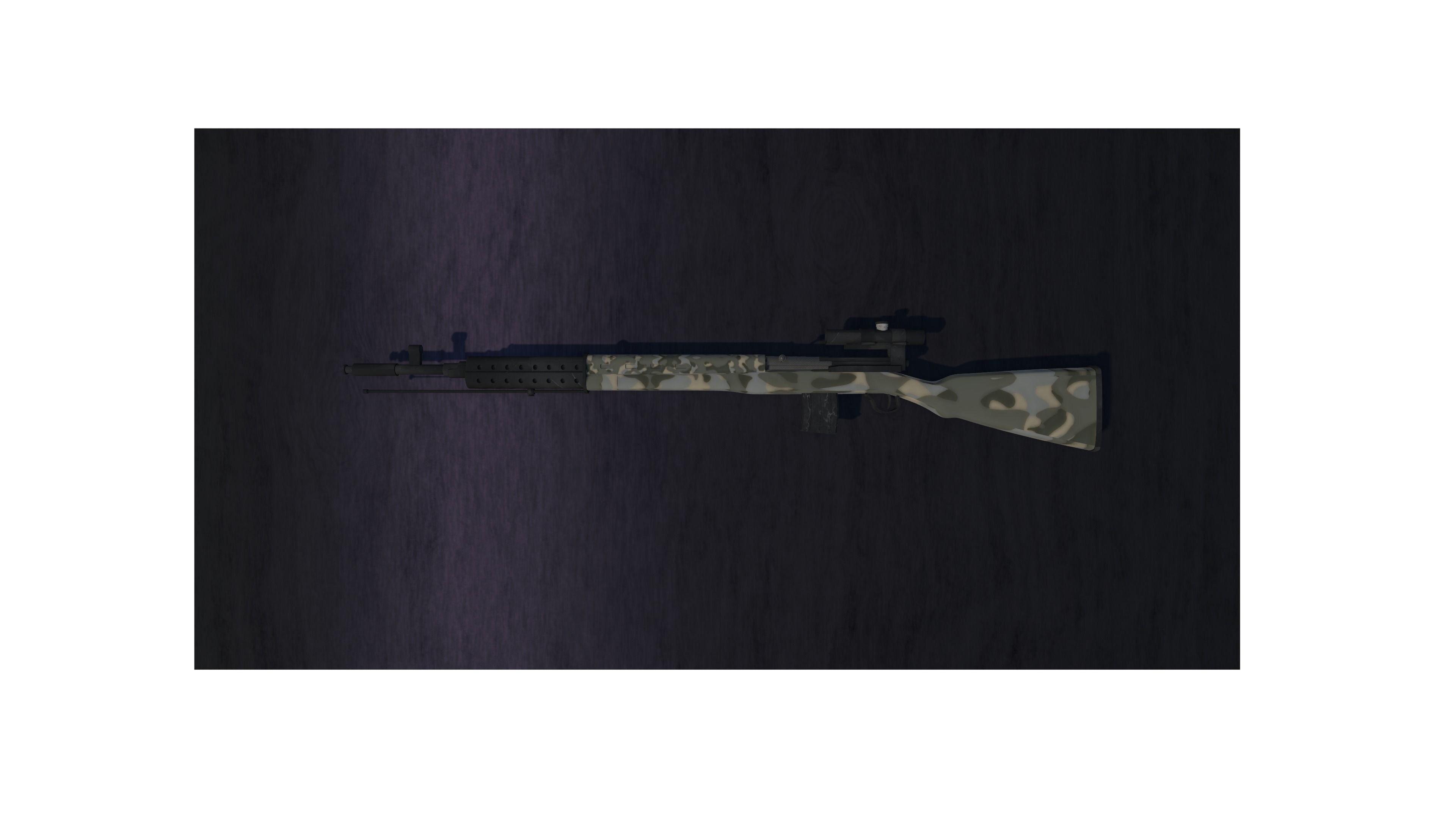 3D model SVT- 40 Sniper Rifle VR / AR / low-poly | CGTrader