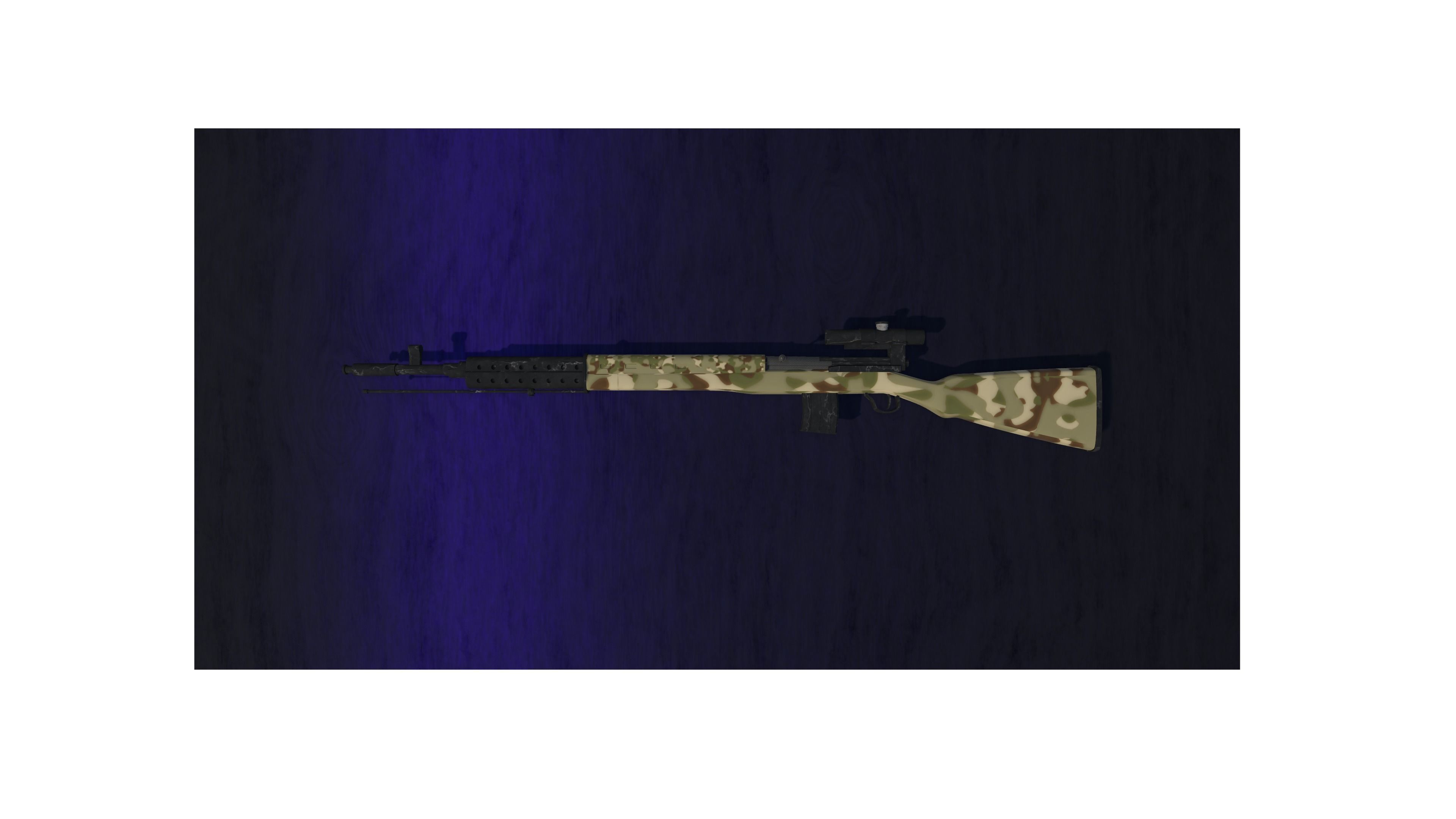 3D model SVT- 40 Sniper Rifle VR / AR / low-poly | CGTrader