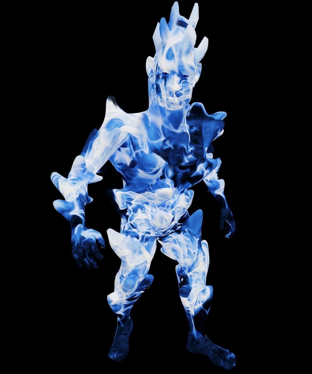 Fire Ghost Collection VR / AR / low-poly | CGTrader