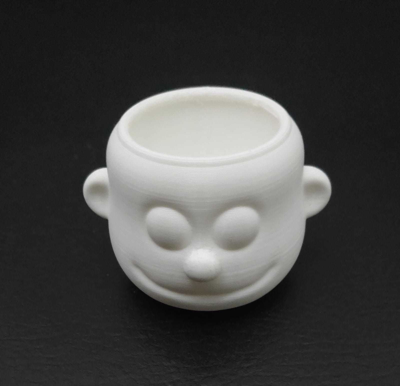 Face Pot 3D model 3D printable | CGTrader