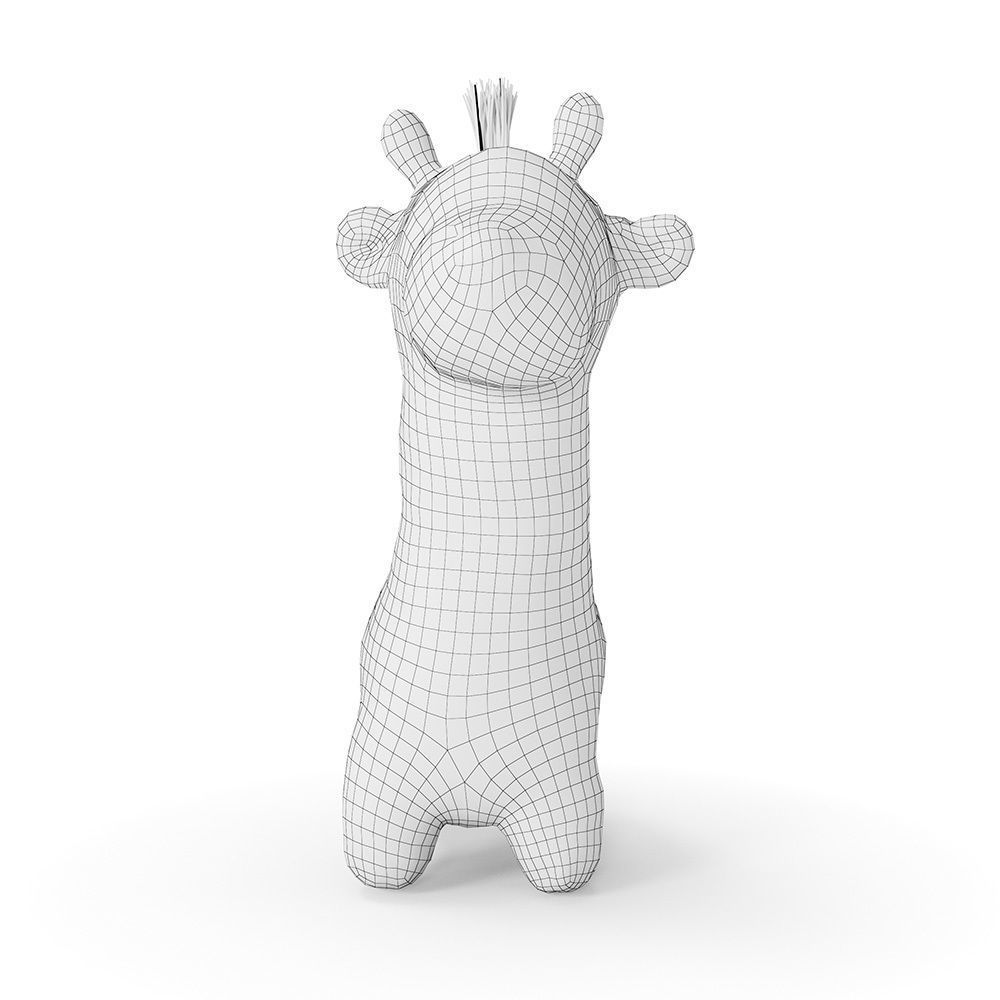 Giraffe soft toy 3D model | CGTrader
