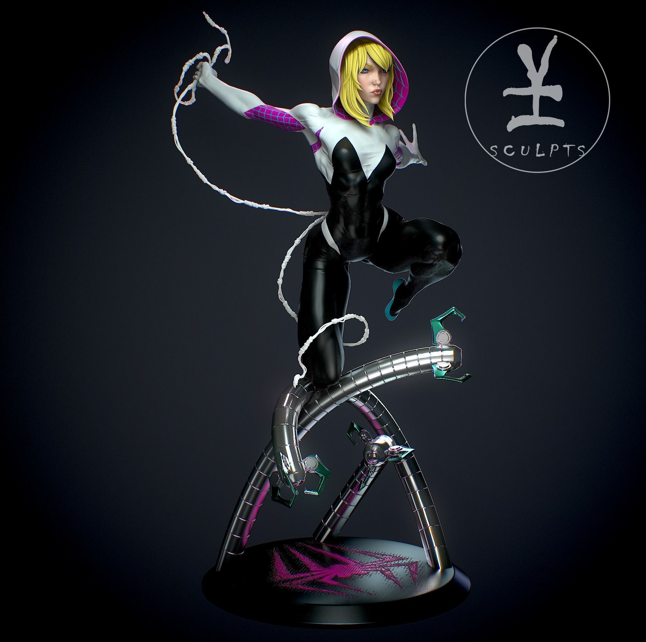 Spider Gwen With Nsfw 3d Model 3d Printable Cgtrader