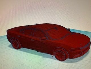 Dodge Charger Key Fob Cover 3D model 3D printable | CGTrader